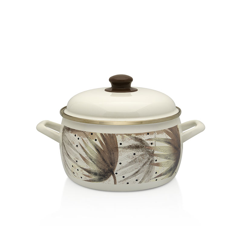 Metalic Fern – Stew pot with lid – Showroom Metalac